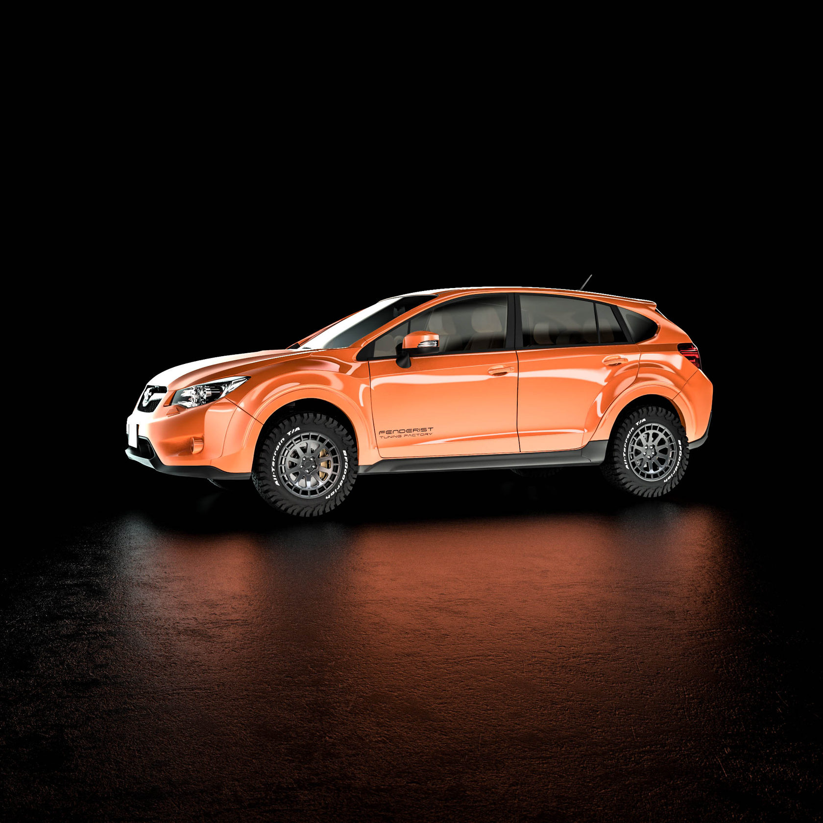 Fender Flares Set / WIDE BODY KIT SUBARU XV 14-18