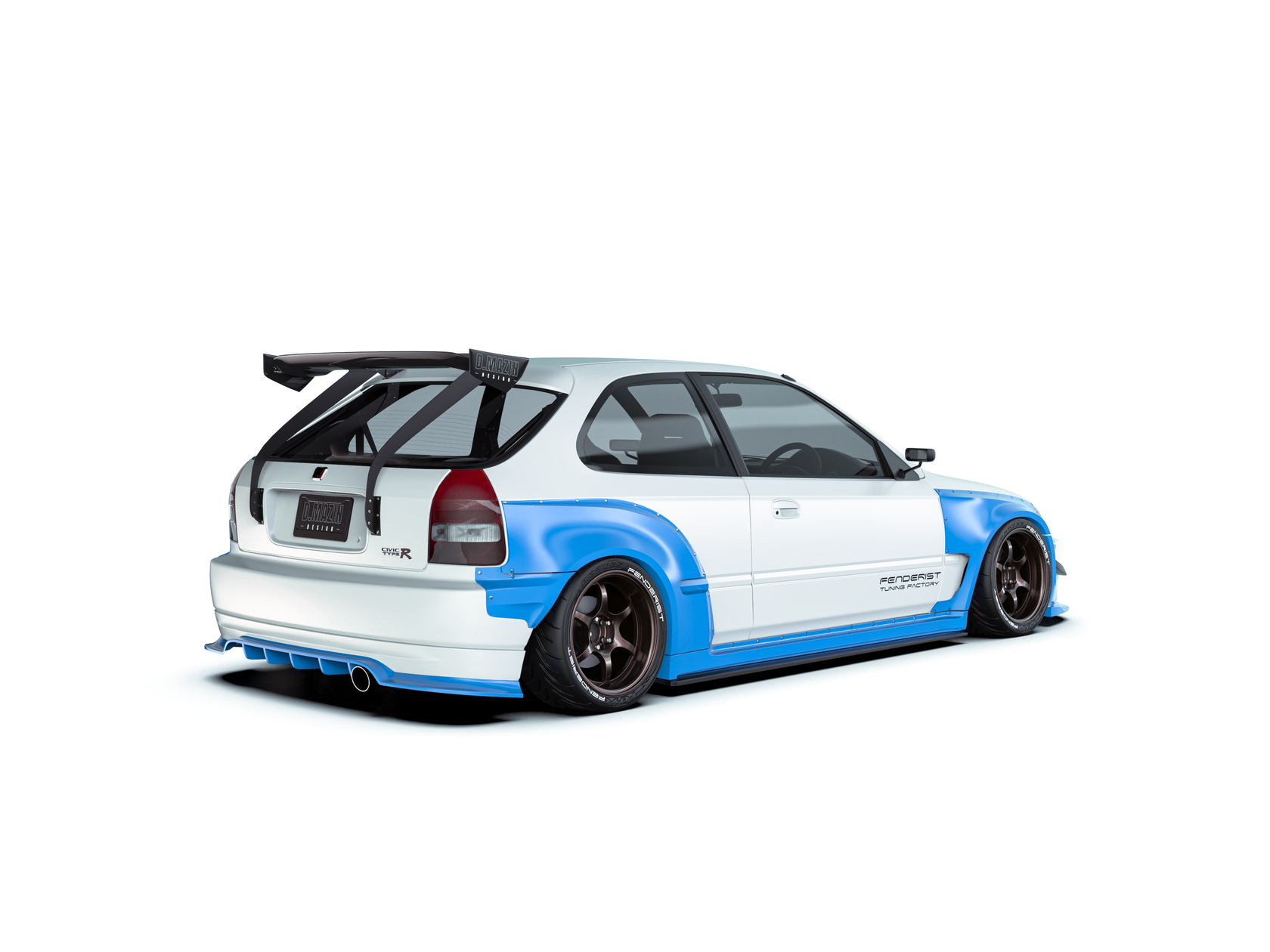 REAR DIFFUSER Honda Civic 96-00