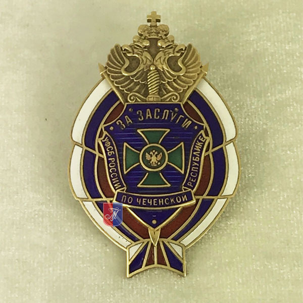 Нагрудный знак «За заслуги УФСБ России по Чеченской республике ...