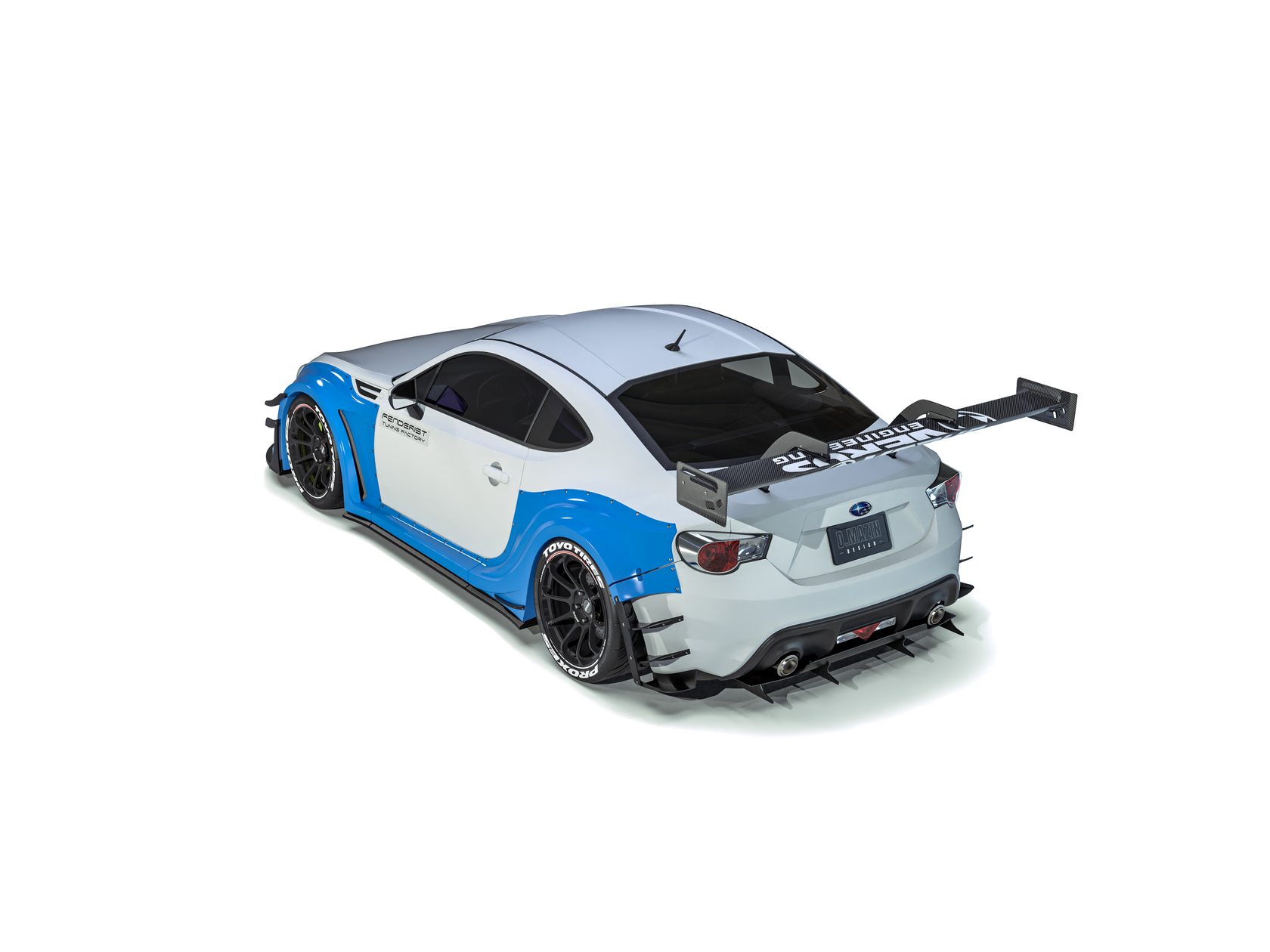 Full FENDERIST SPEC R kit / WIDE BODY KIT SUBARU BRZ 2011-2017