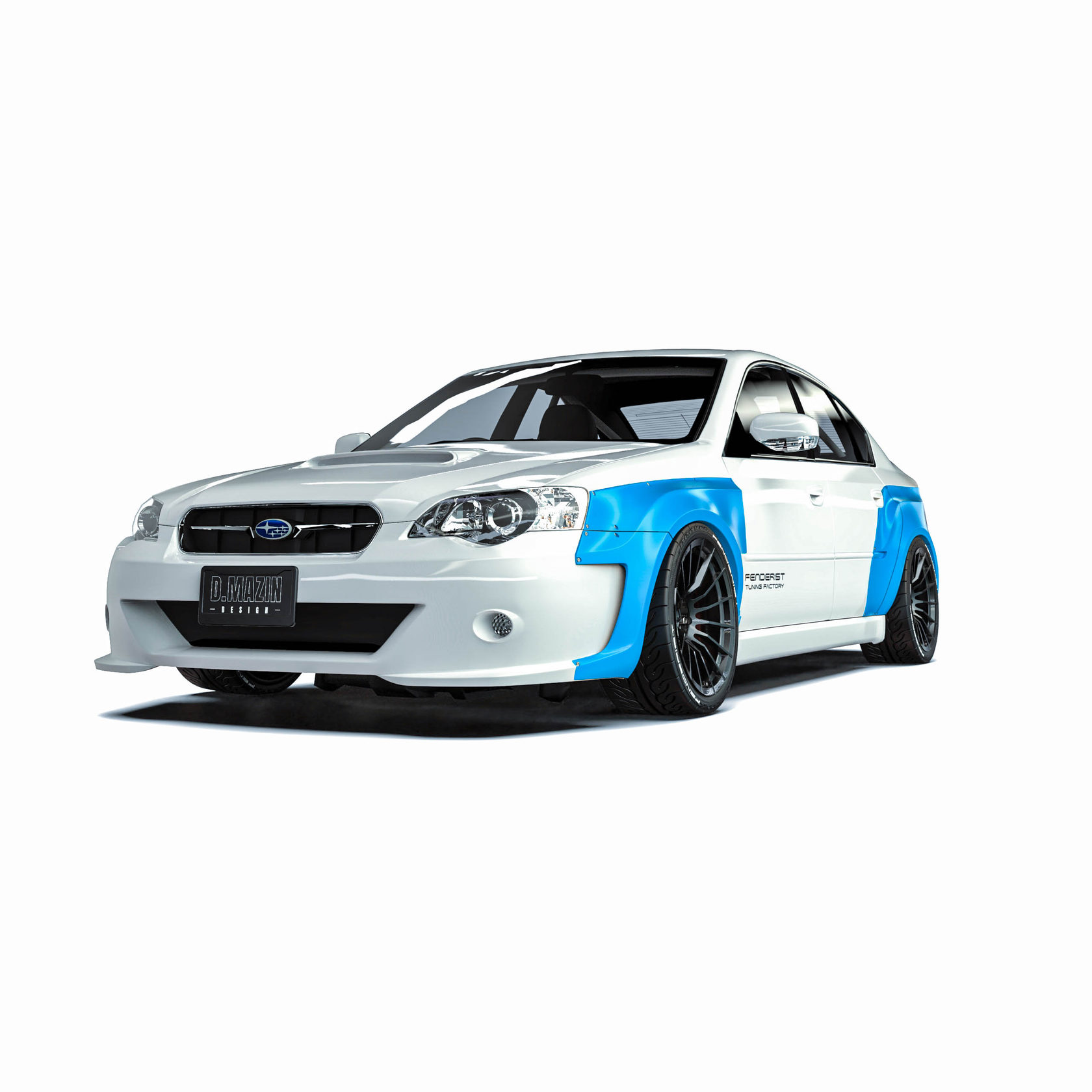 FENDERIST SPEC S Fender Flares / WIDE BODY KIT SUBARU Legacy B4 Spec B ...