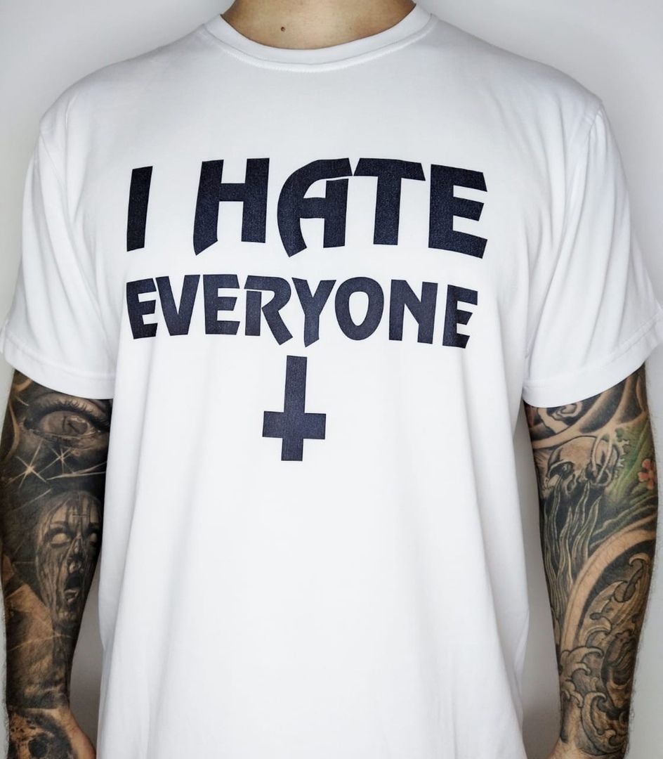 Футболка I Hate Everyone Logo