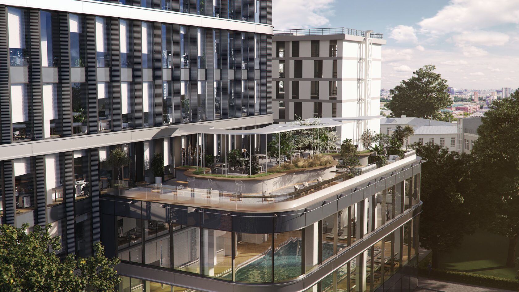 В бизнес-центре Dubinin’Sky откроется новый сервисный офис Multispace от Pridex