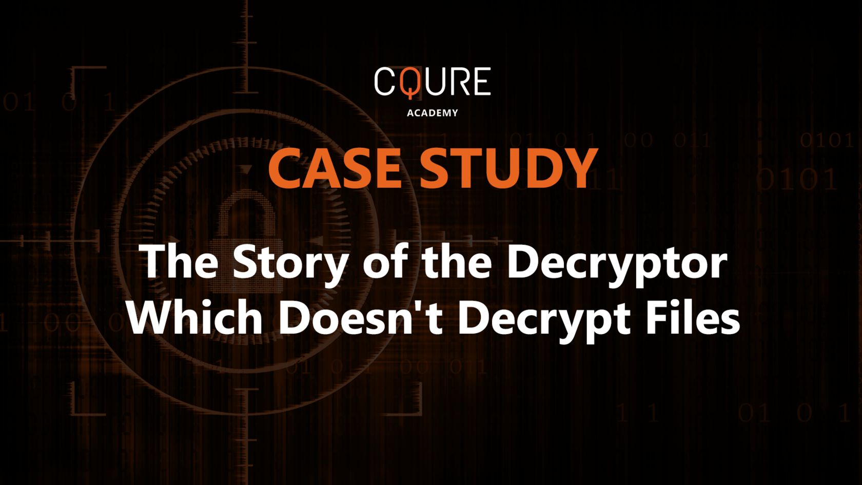 Case Study: Decryptor Which Doesn’t Decrypt Files