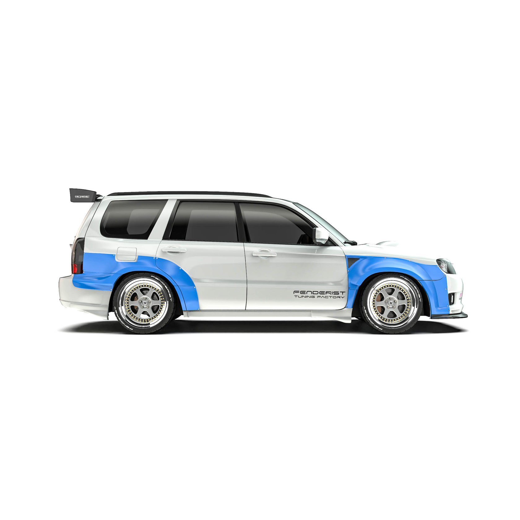 Front Lip Spoiler SUBARU FORESTER SG 05-07 STI / Cross Sport