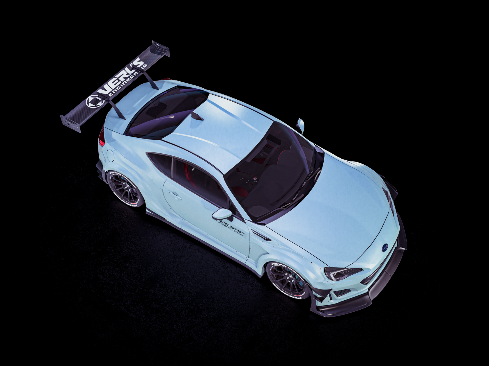 Full FENDERIST SPEC R kit / WIDE BODY KIT SUBARU BRZ 2017-2020