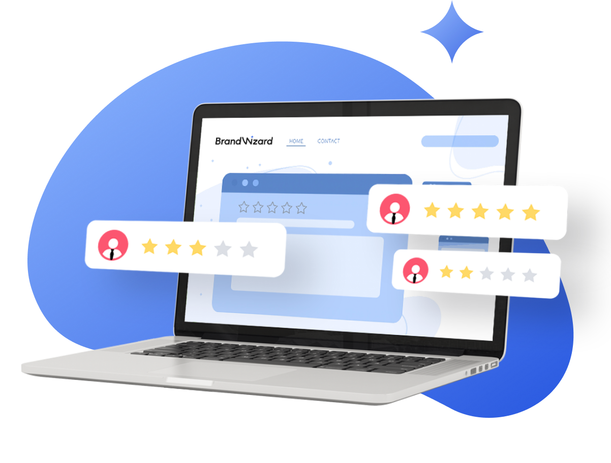 Productos BrandWizard para la promoción en línea de empresas