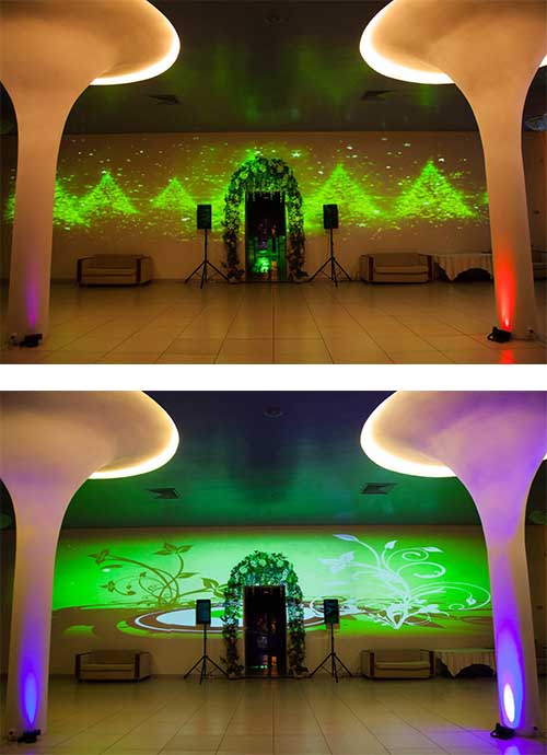 Connecting multiple projectors to a single computer. Panoramic projection