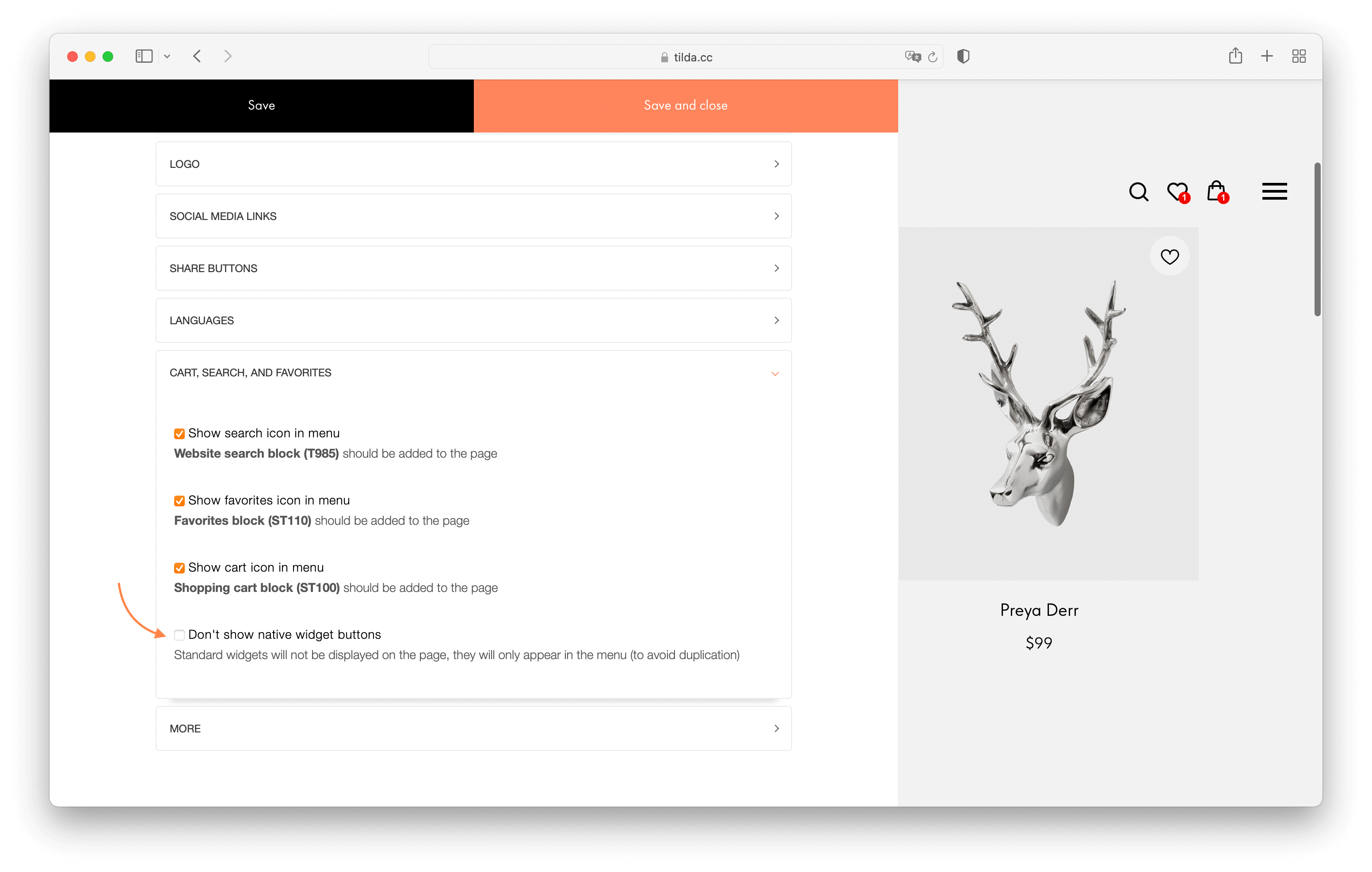 How to Create a Website Navigation Menu │ Tilda Help Center