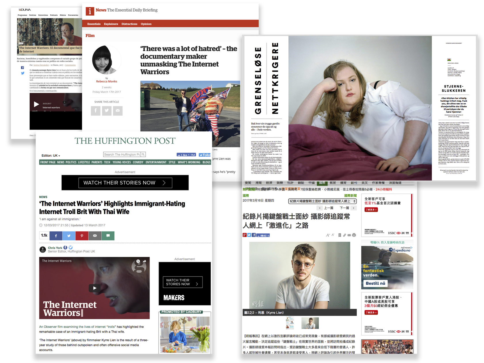 Kyrre Lien. Project "The Internet Warriors"