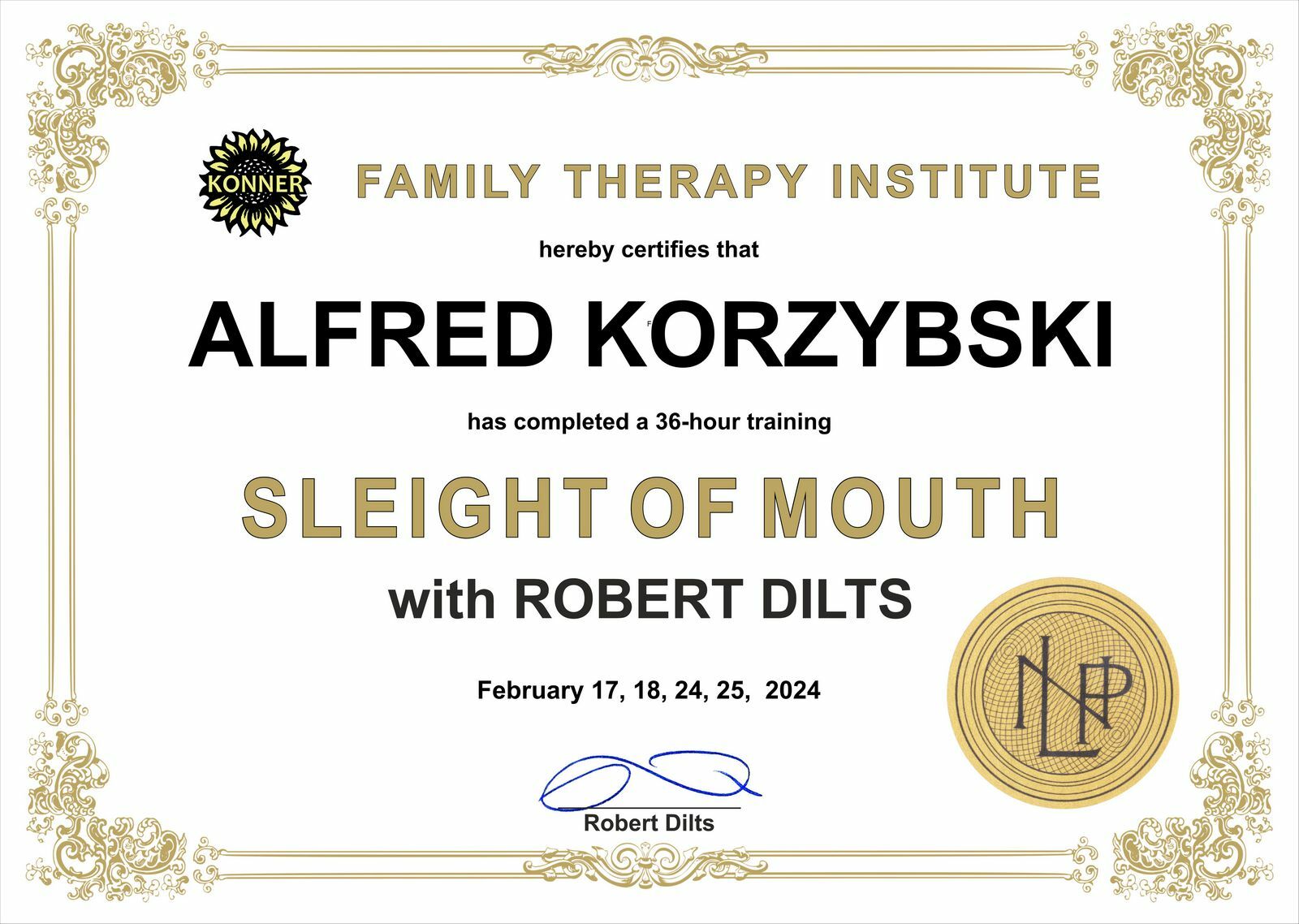 Robert Dilts. SLEIGHT OF MOUTH