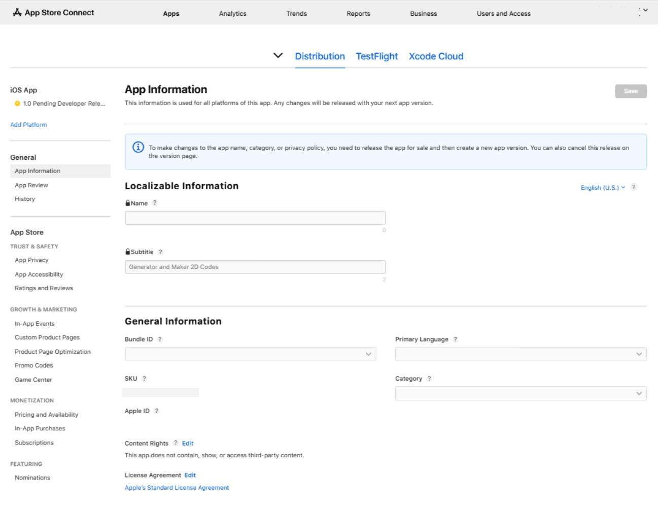 Submitting an app to the app store | How to publish an app to the App Store