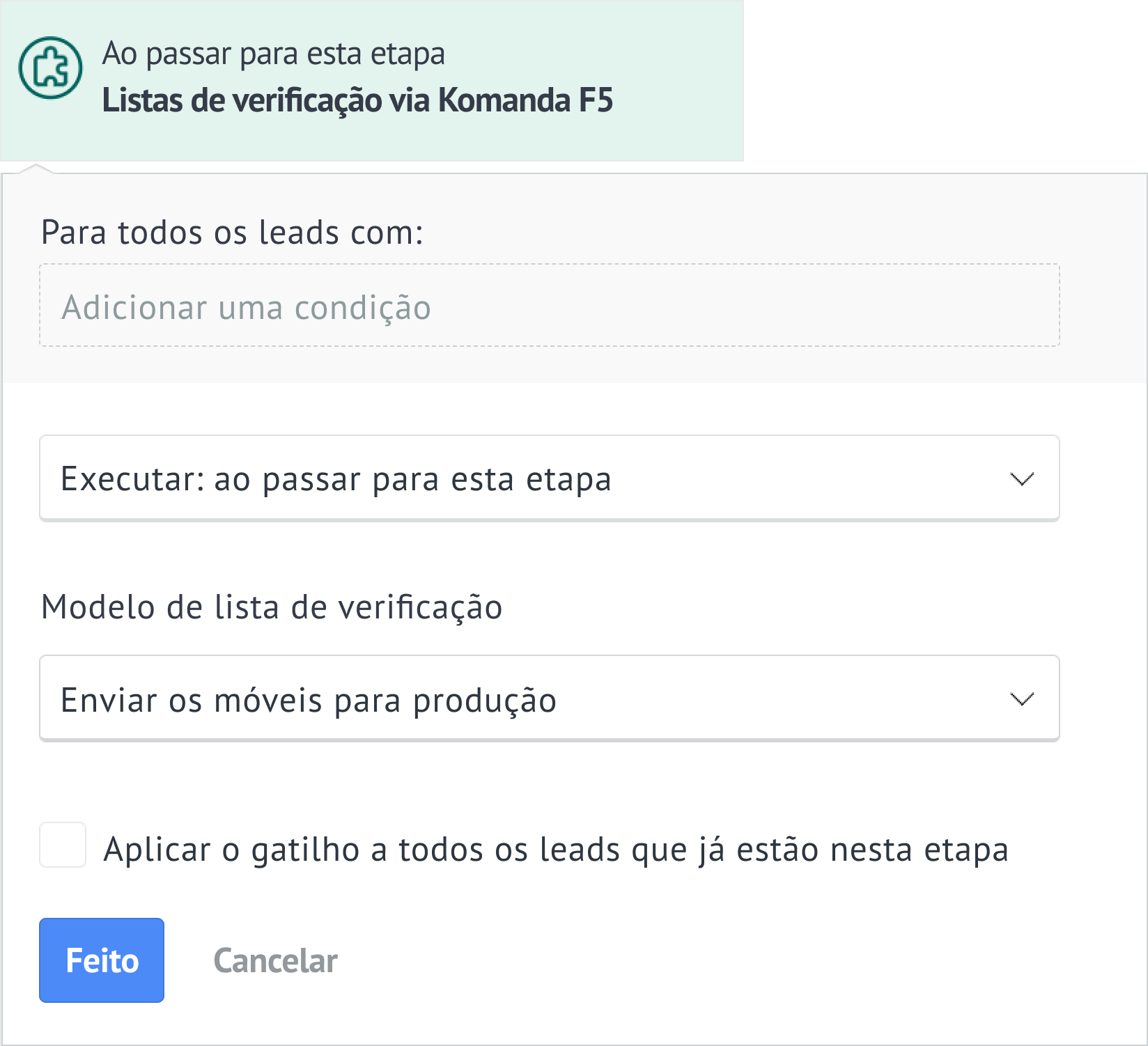 Gestão de Tarefas no Kommo - Widget Checklists