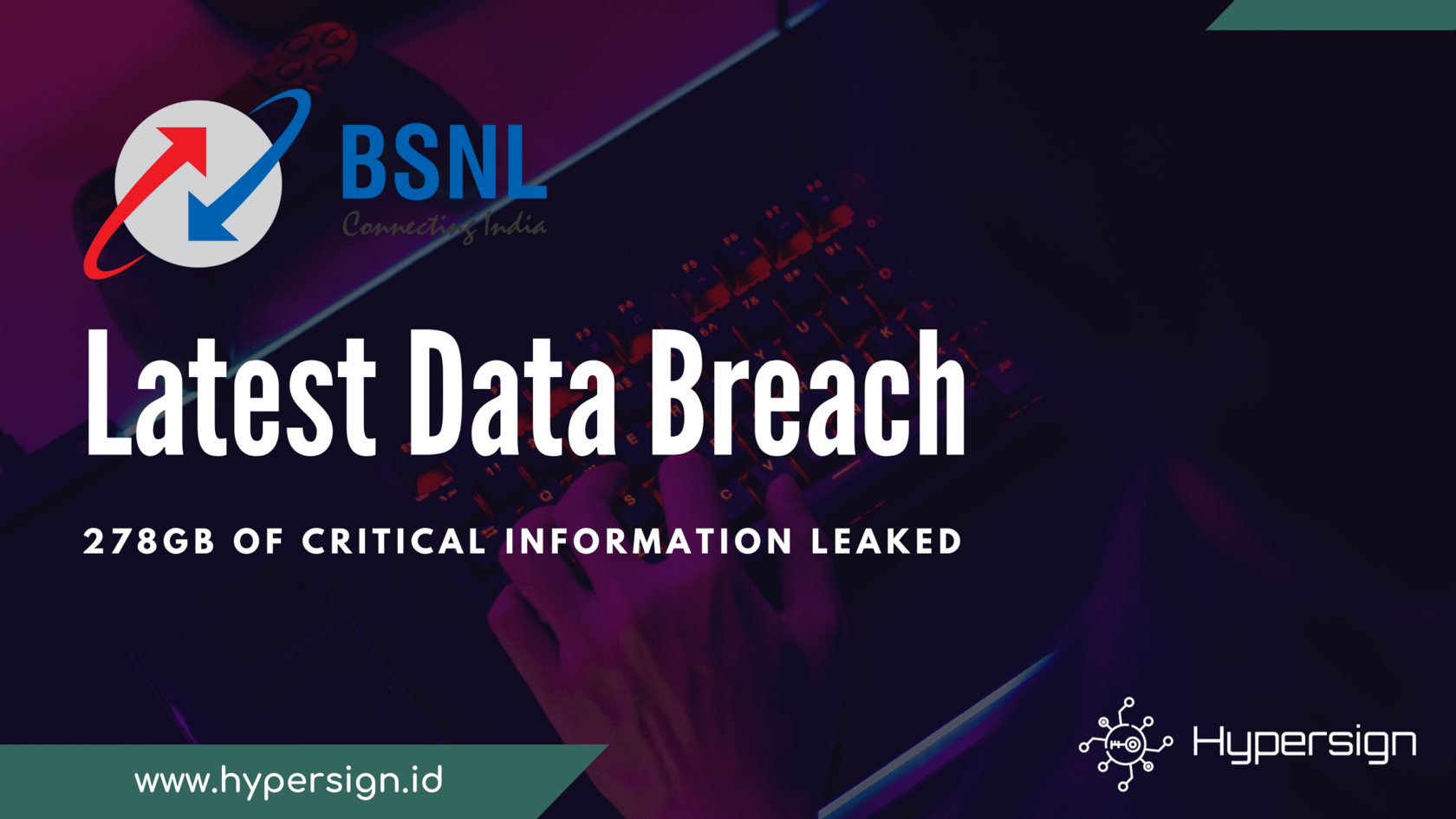 BSNL Faces Another Major Data Breach: 278 GB of Critical Information Leaked