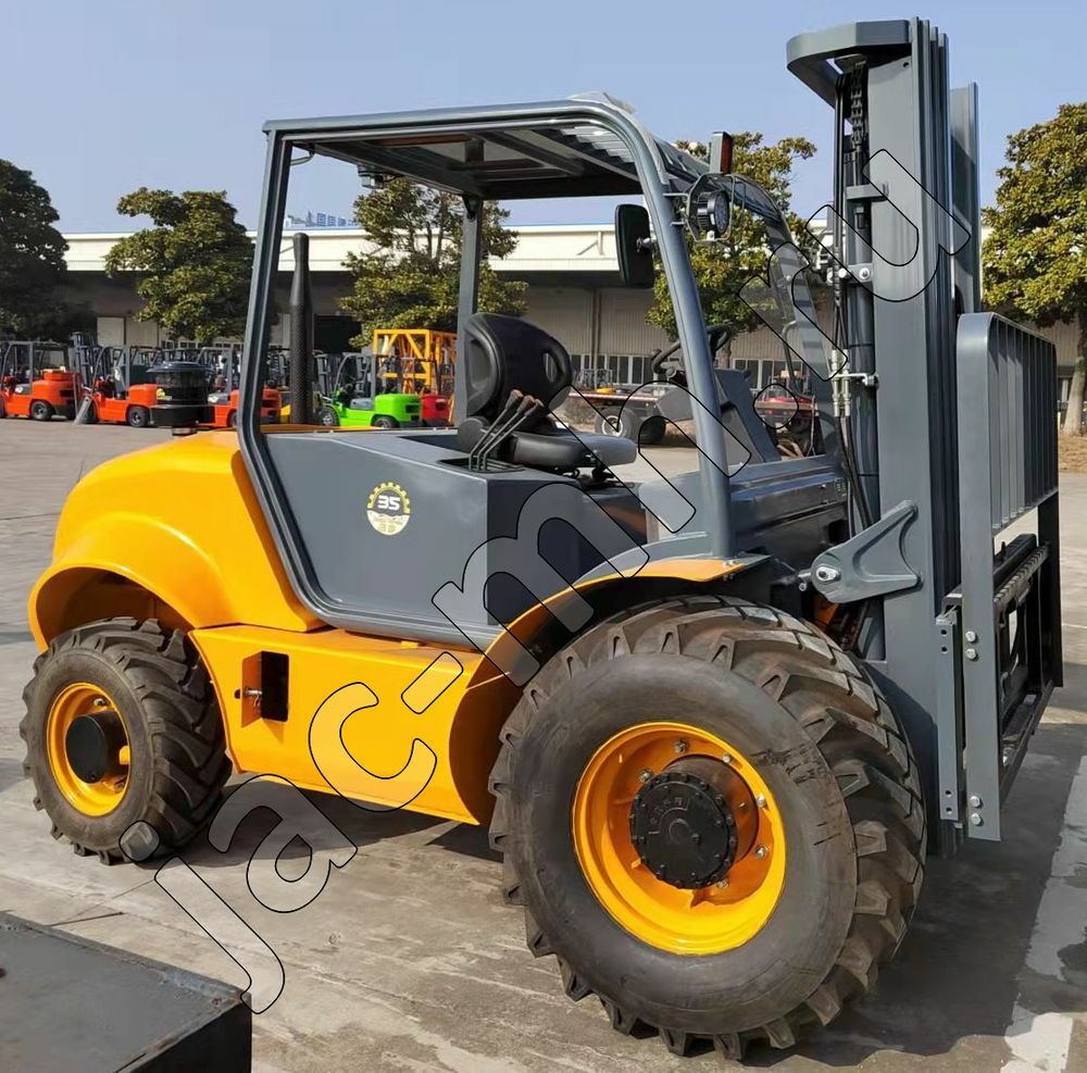 Купить JAC CPCD35 4WD в Спб. Внедорожный полноприводный дизельный вилочный погрузчик