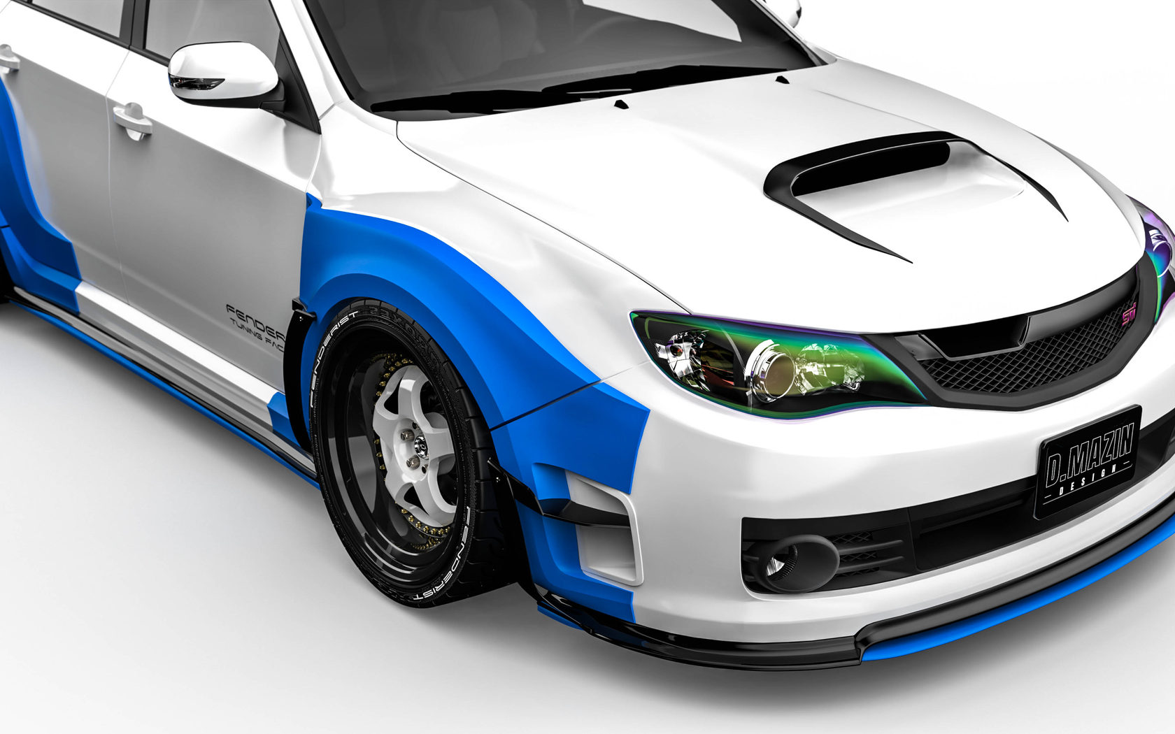 Full Fender Flares Set SUBARU IMPREZA WRX STI GRB/GRF 07-10
