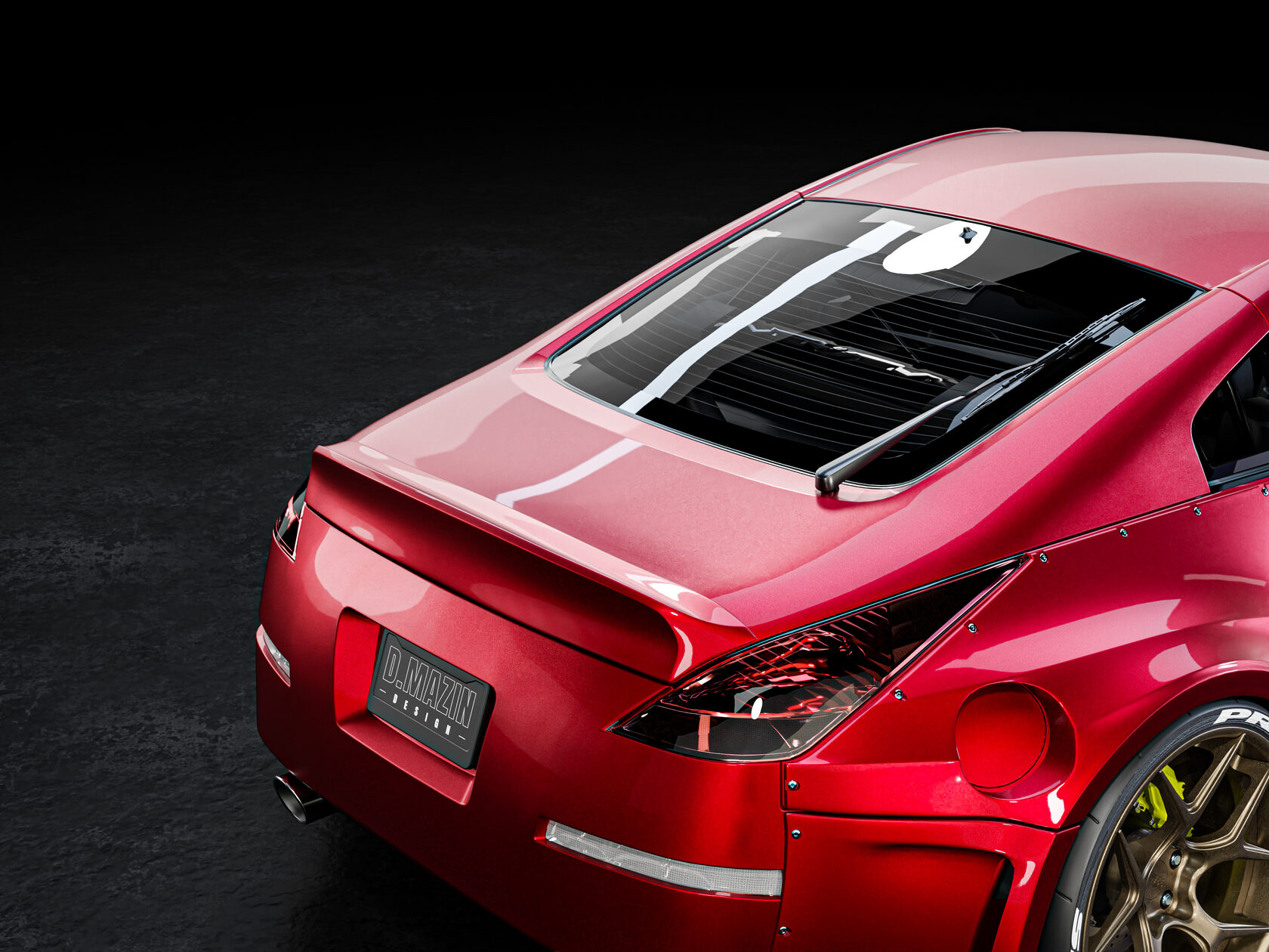 FENDERIST SPEC S FENDER FLARES Set / WIDE BODY KIT NISSAN 350Z ...