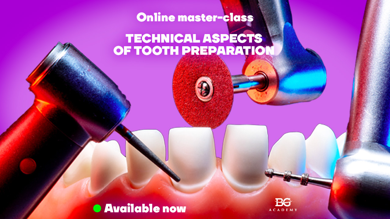 Technical aspects of tooth preparation. Steps, instruments, speed modes