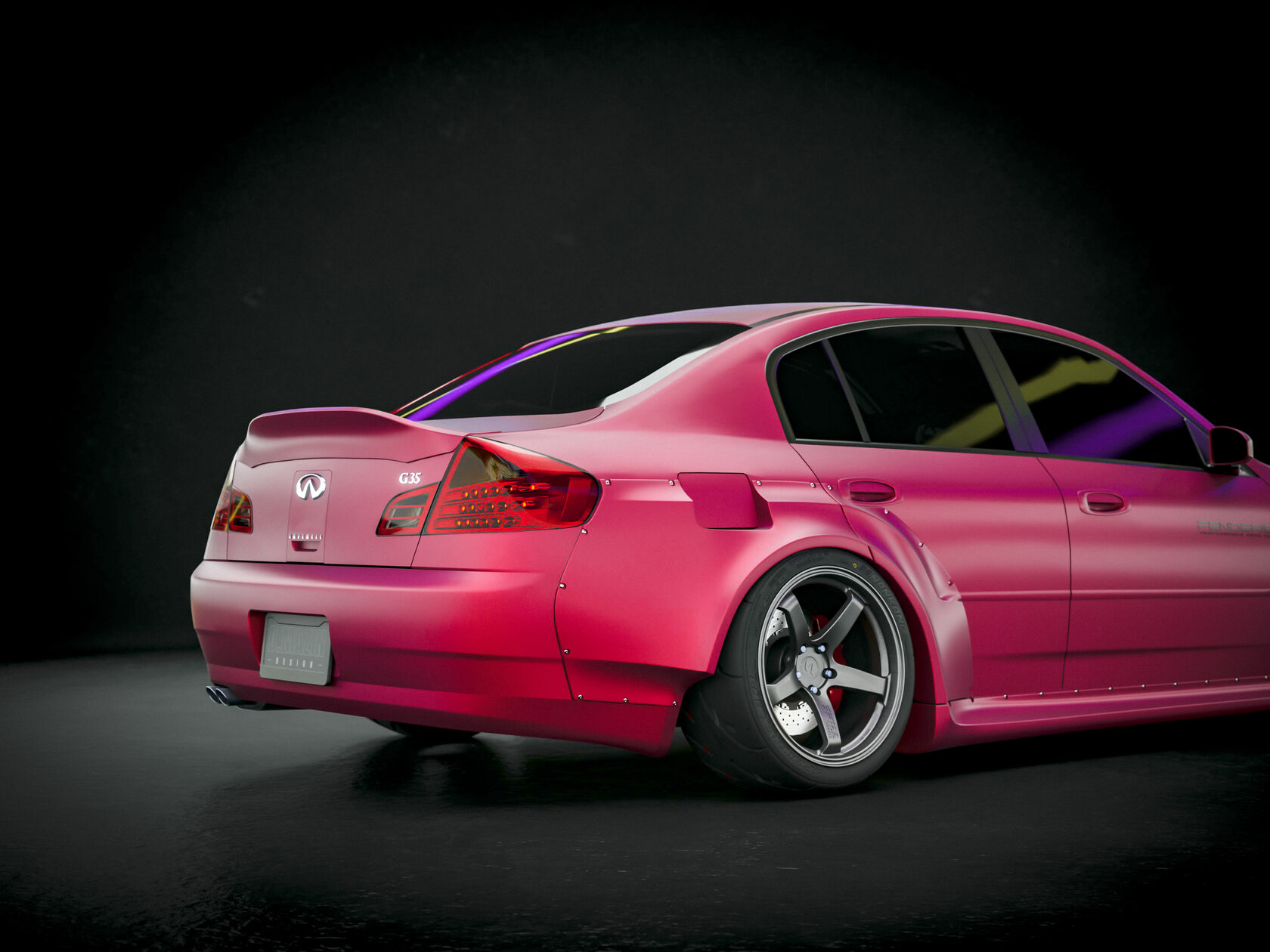 FENDERIST SPEC S Full Set / WIDE BODY KIT INFINITI G35 / NISSAN SKYLINE ...