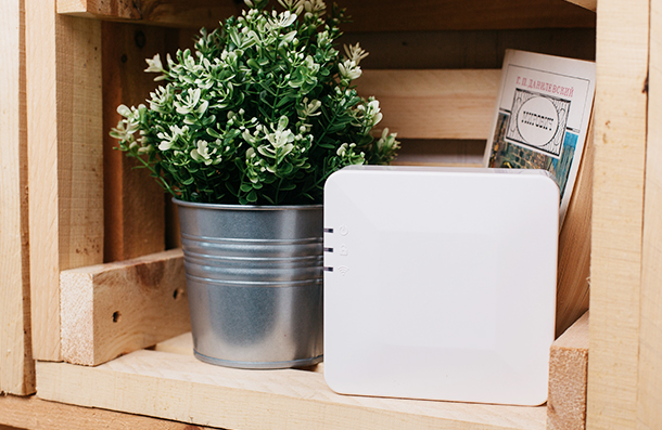 Hub settings screen in the app