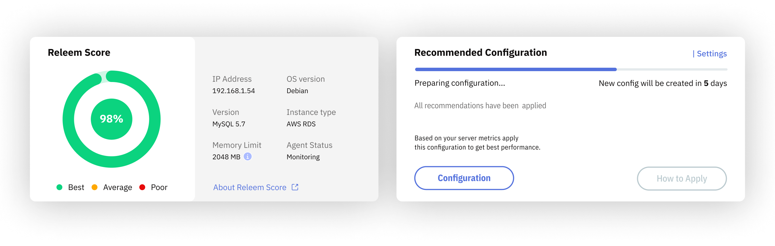 Mysql Performance Tuning Tool Releem