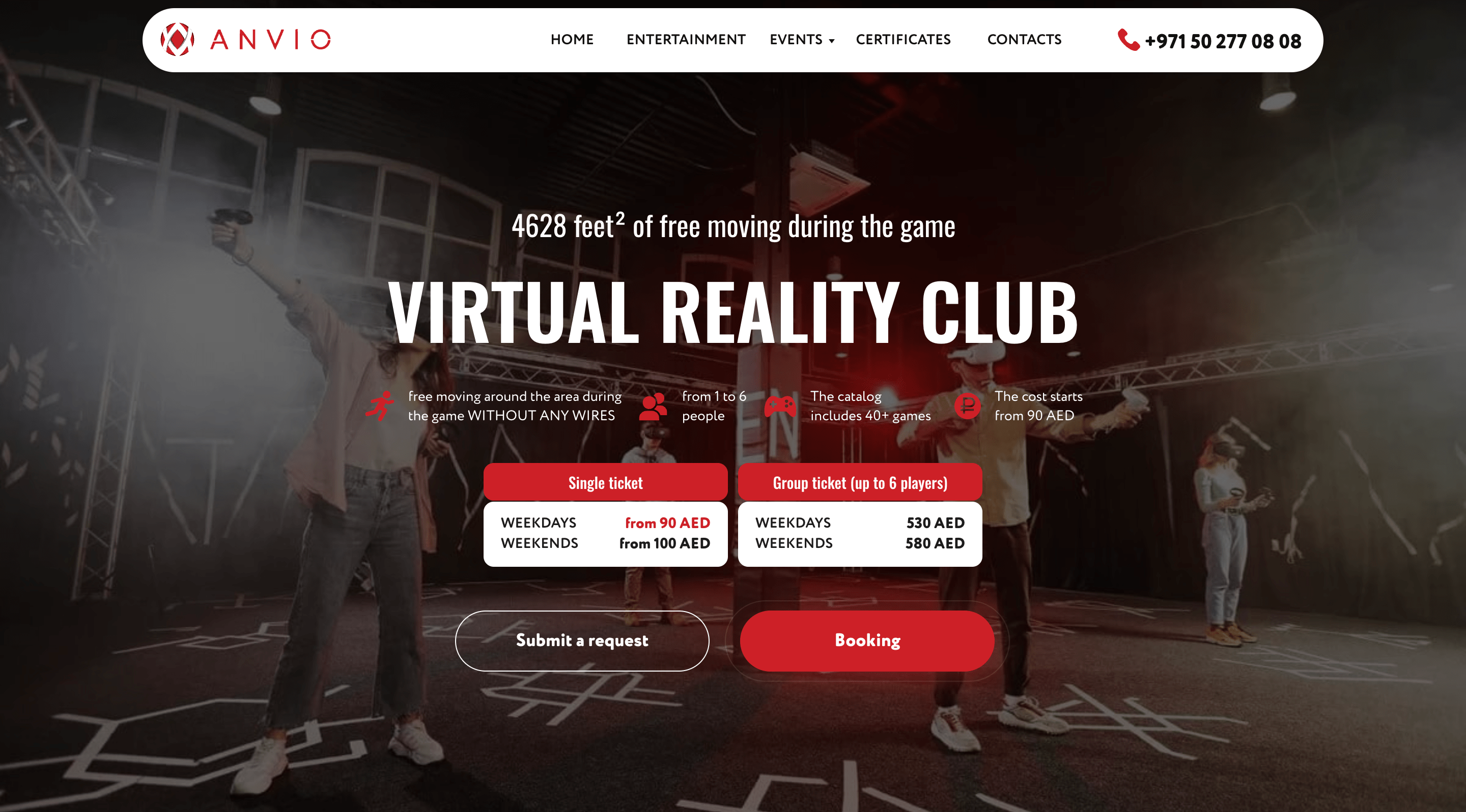 Virtual Reality in Dubai | ANVIO VR Club