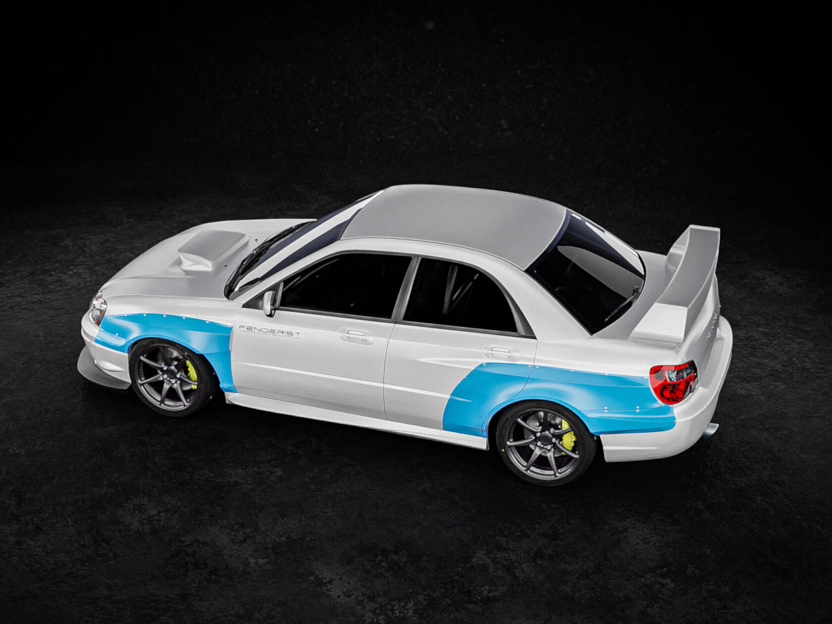 FENDERIST SPEC S Fender Flares Set / Wide Body Kit SUBARU IMPREZA WRX (GDA) / WRX STI (GDB) 03-05
