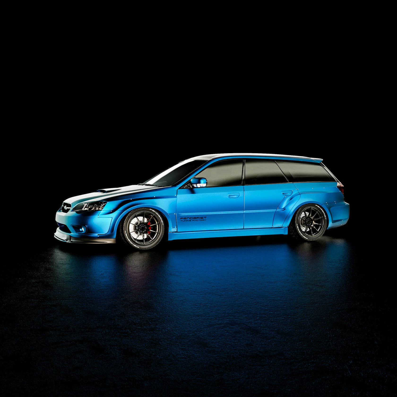 Front splitter SUBARU Legacy Wagon 03-06