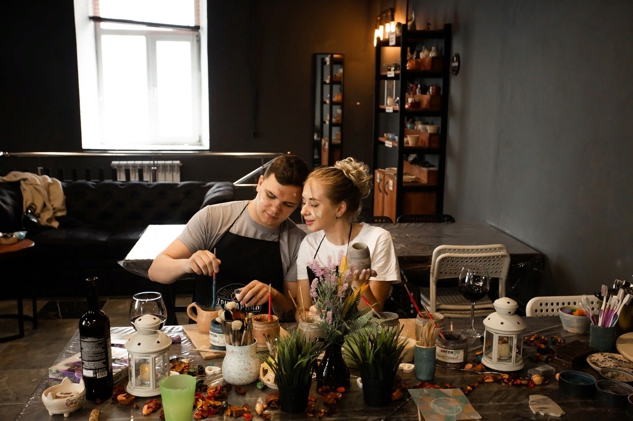Date night pottery class for couples in Brooklyn