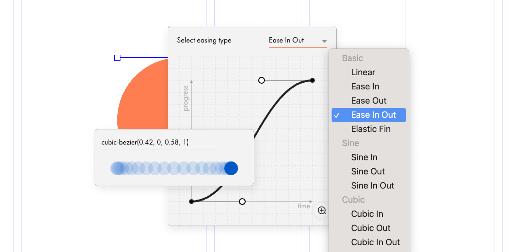 Advanced Easing Settings In Tilda's Step-by-Step Animation