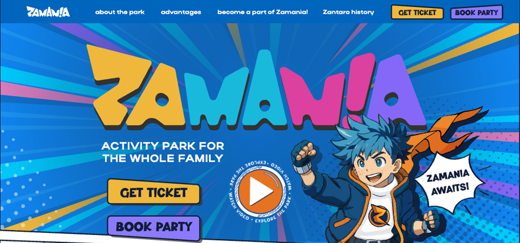 Zamania is a family activity park