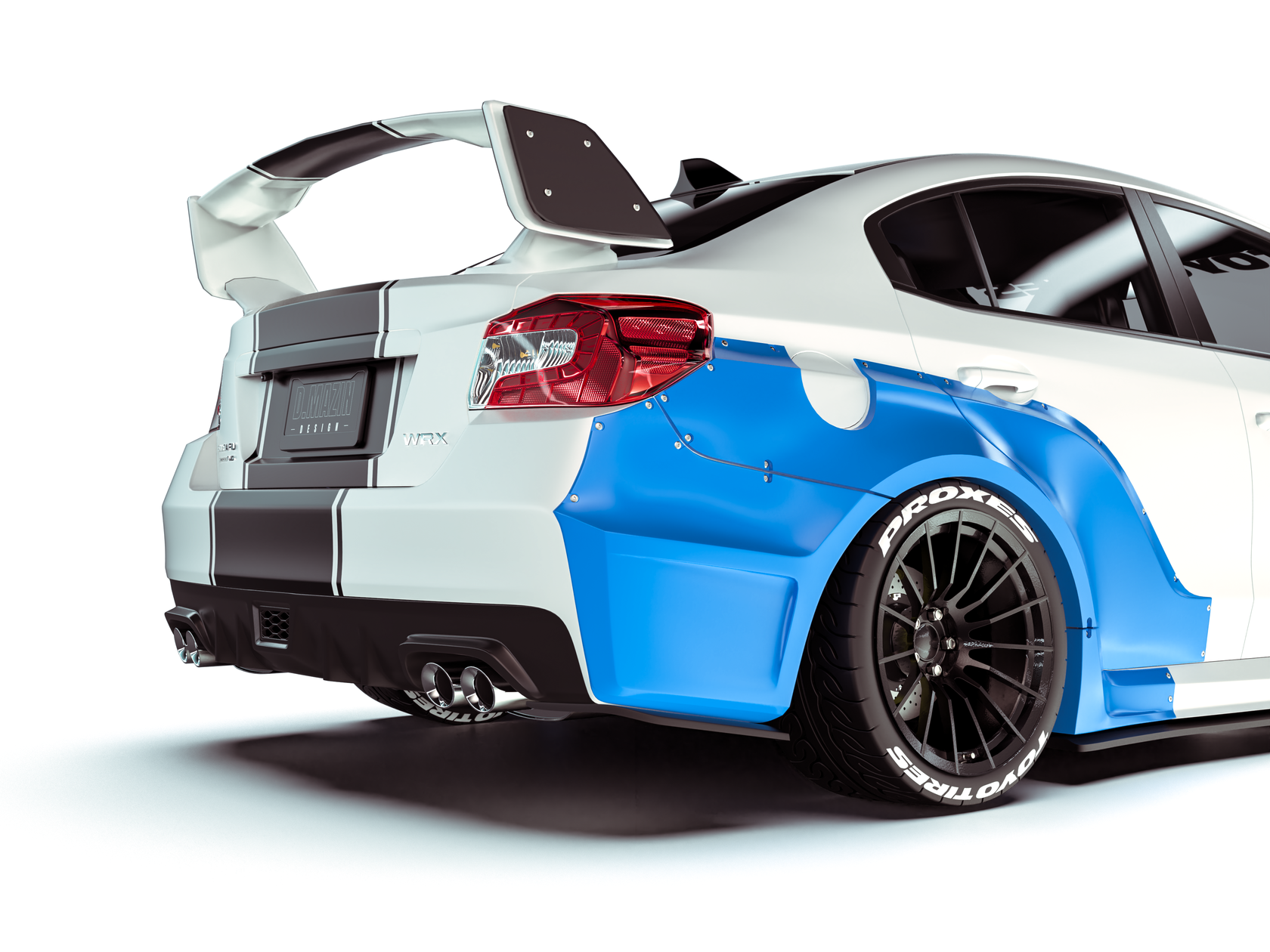 Full URBAN-R ver 2 kit / WIDE BODY KIT Subaru Impreza WRX STI 14-17
