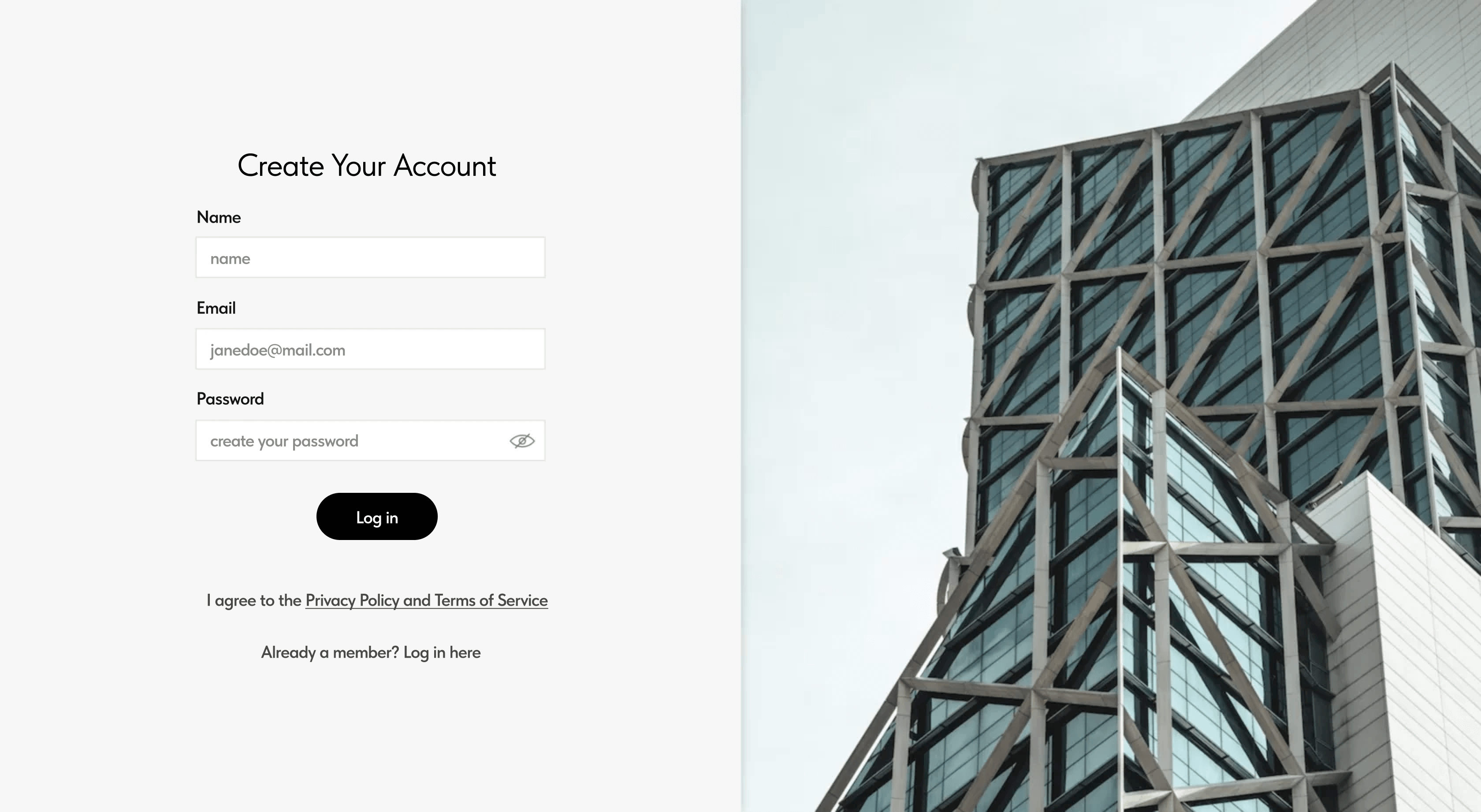 Signup And Login Page Custom Design | Tilda Members Area