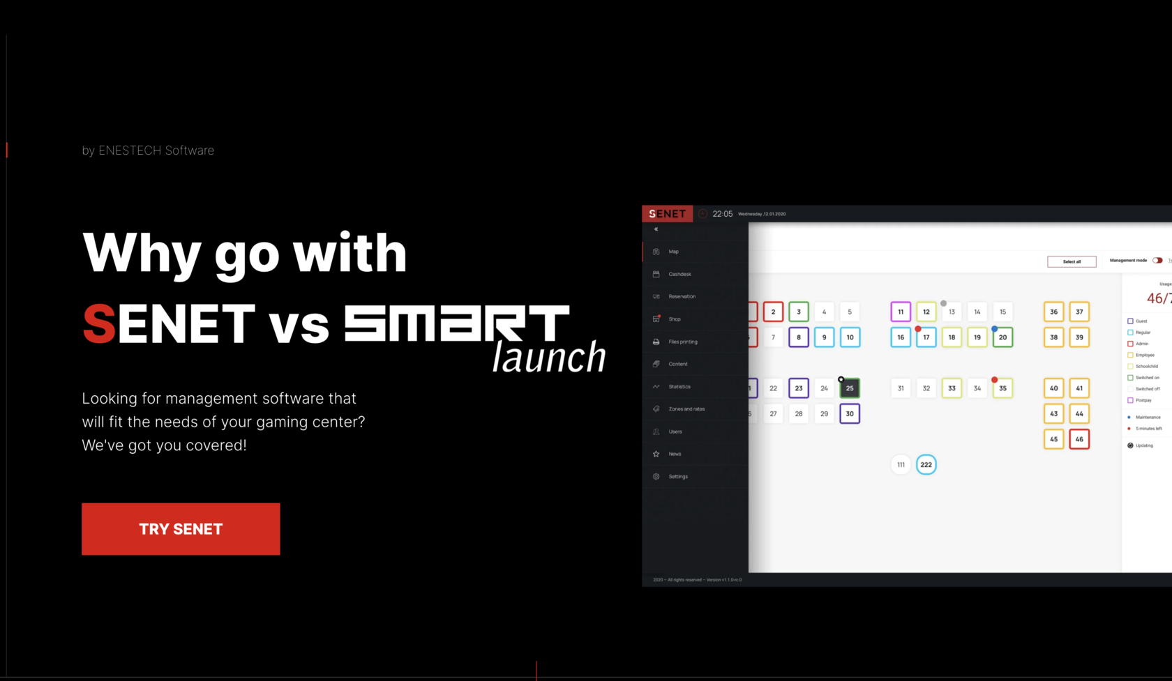 SENET – Smartlaunch Alternative Comparison