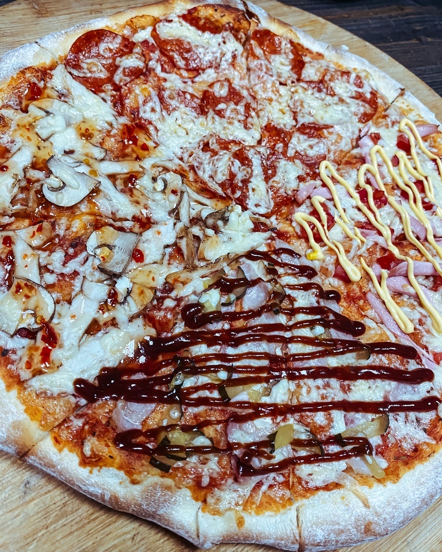 Пицца 4 вкуса