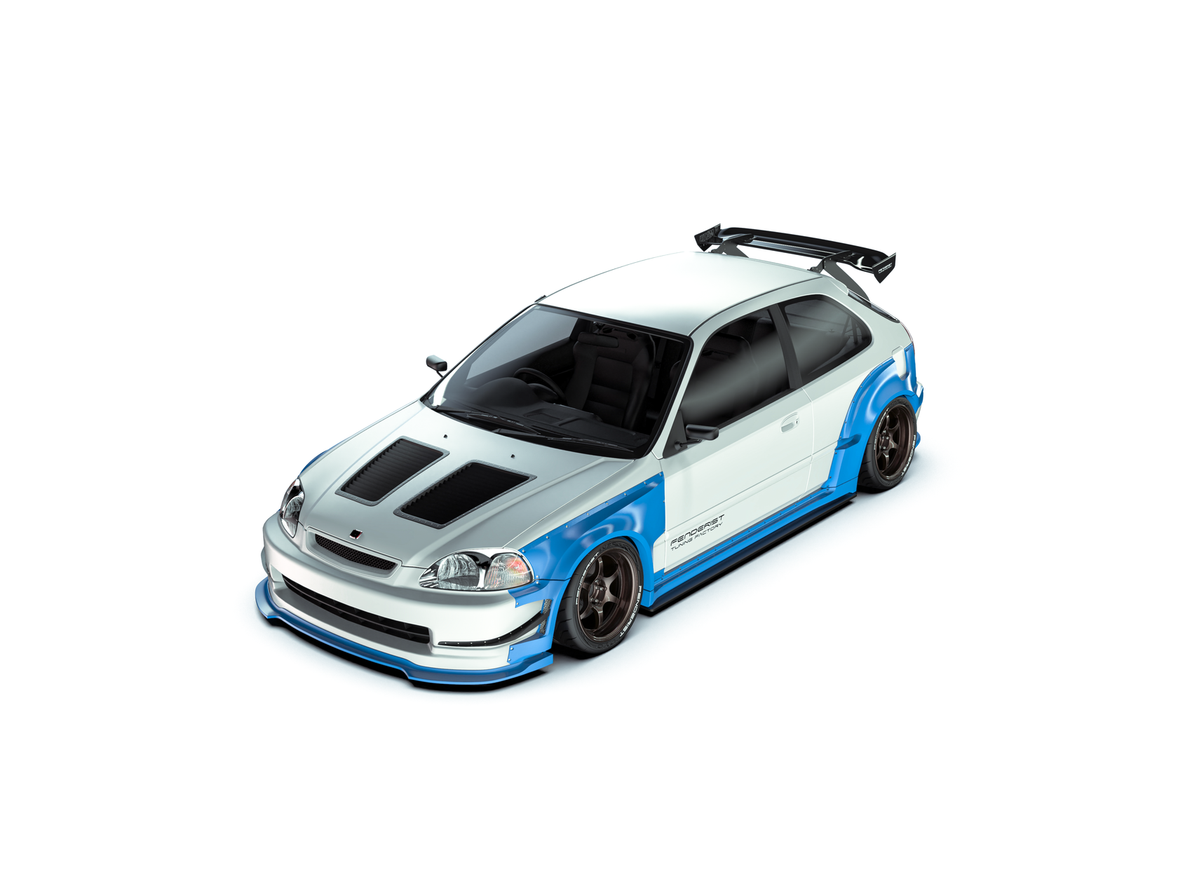 REAR DIFFUSER Honda Civic 96-00