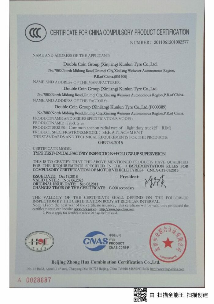 Awards and certificates