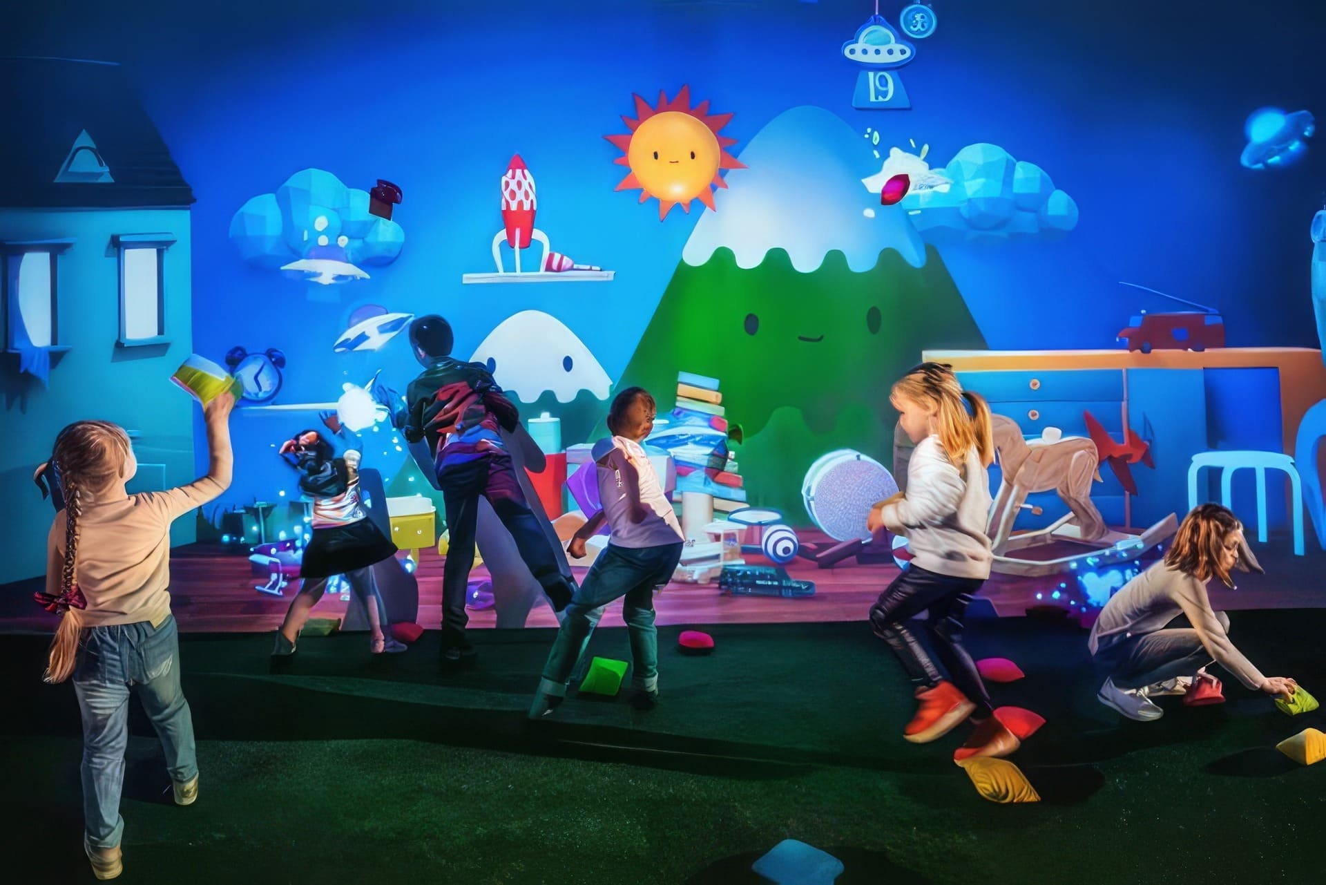 Интерактивная комната Crash в развлекательном центре Juzzy