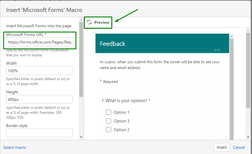 Create Forms in Confluence with Embedded Microsoft Forms Create Forms in Confluence with Embedded Microsoft Forms