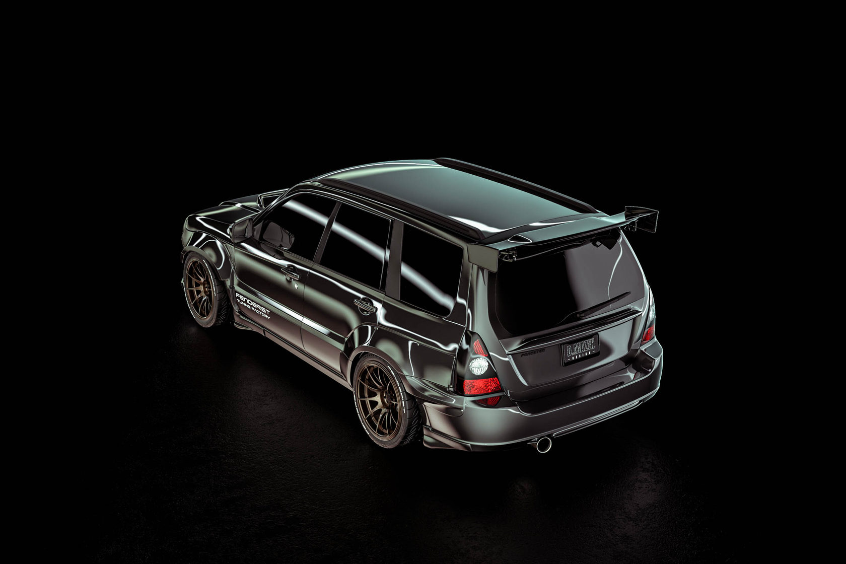 FENDERIST SPEC S Fender Flares Set / Wide Body Kit Ver.2 SUBARU ...