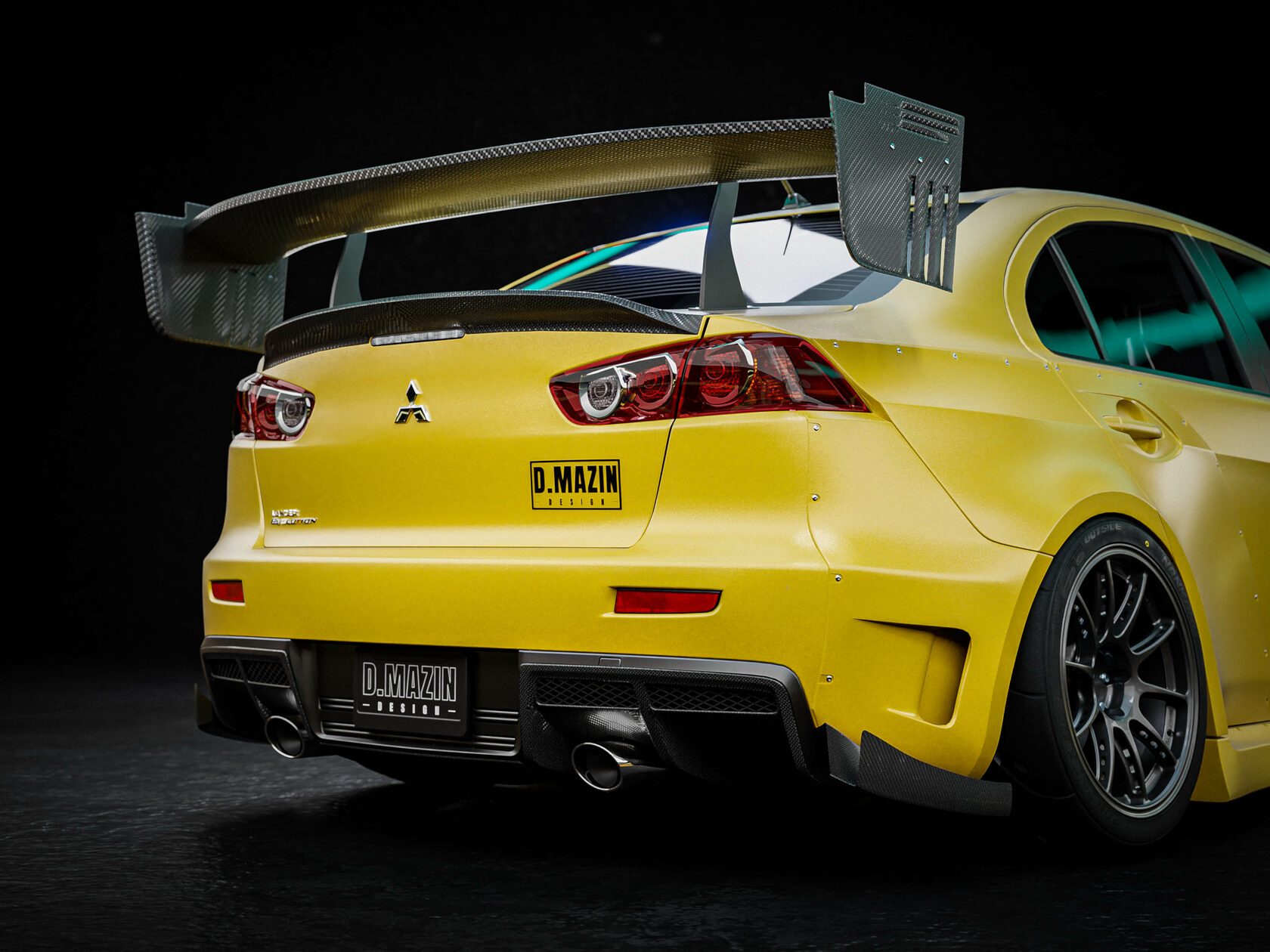 FENDERIST SPEC R Full Set / WIDE BODY KIT MITSUBISHI LANCER EVO X 2008-2015
