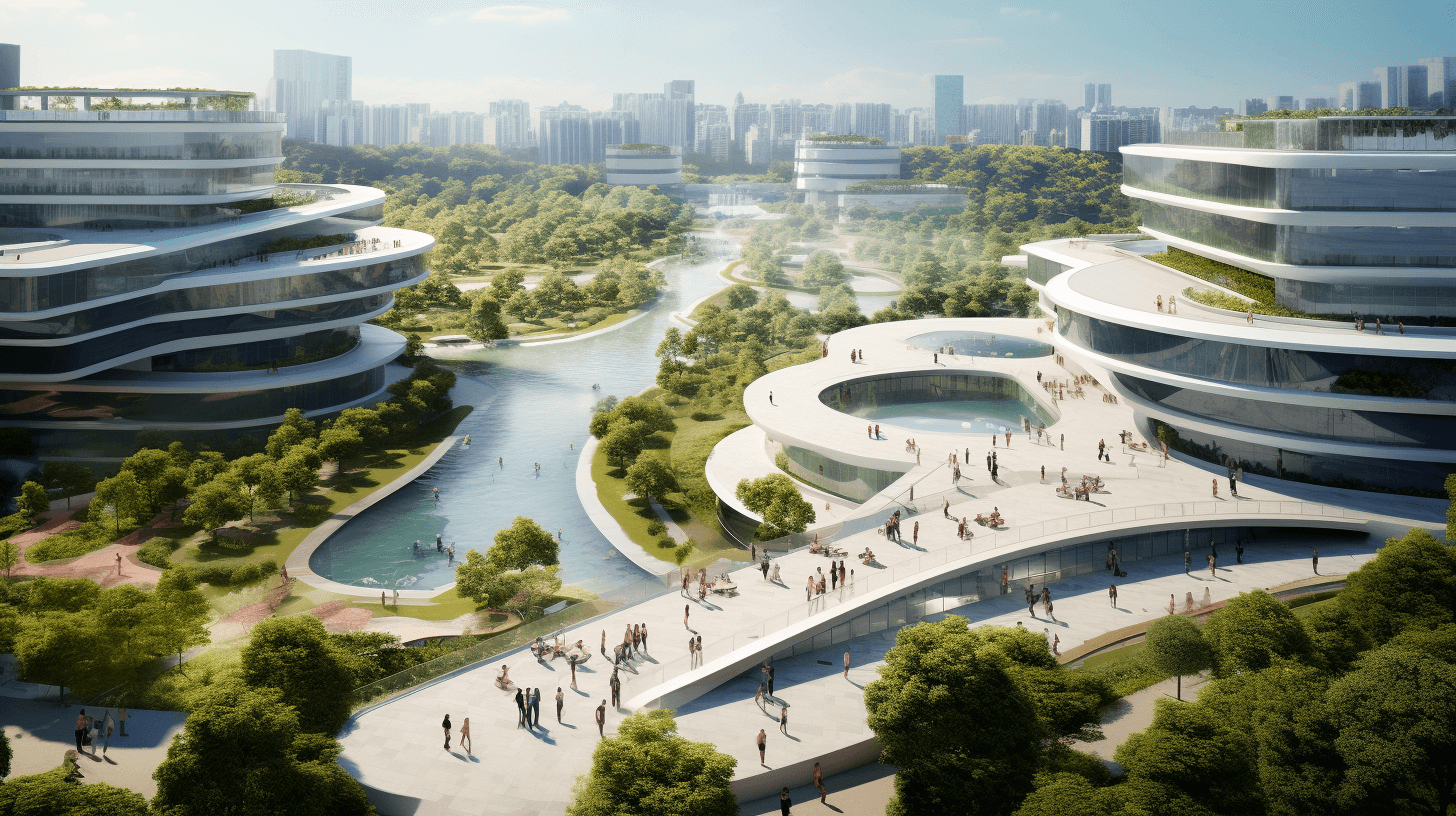 Технопарк Zhangjiang High-tech Park в Шанхае, Китай / InChina.Tours