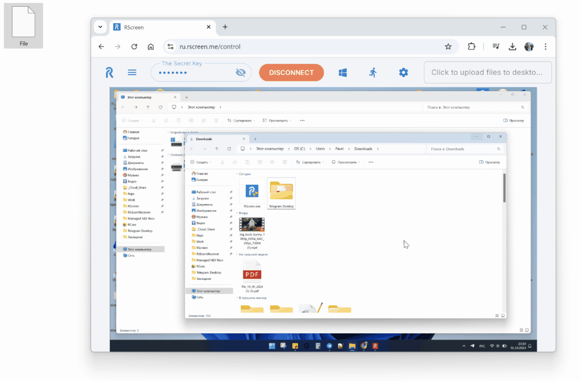 RemoteScreen - Remote control