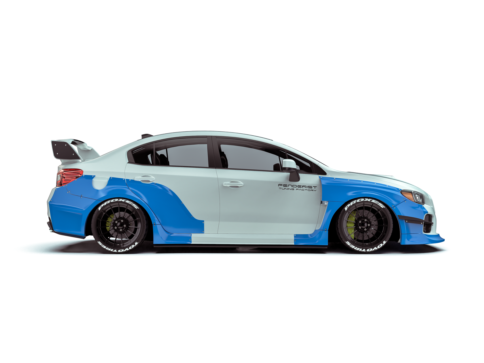 Full URBAN-R ver 2 kit / WIDE BODY KIT Subaru Impreza WRX STI 14-17
