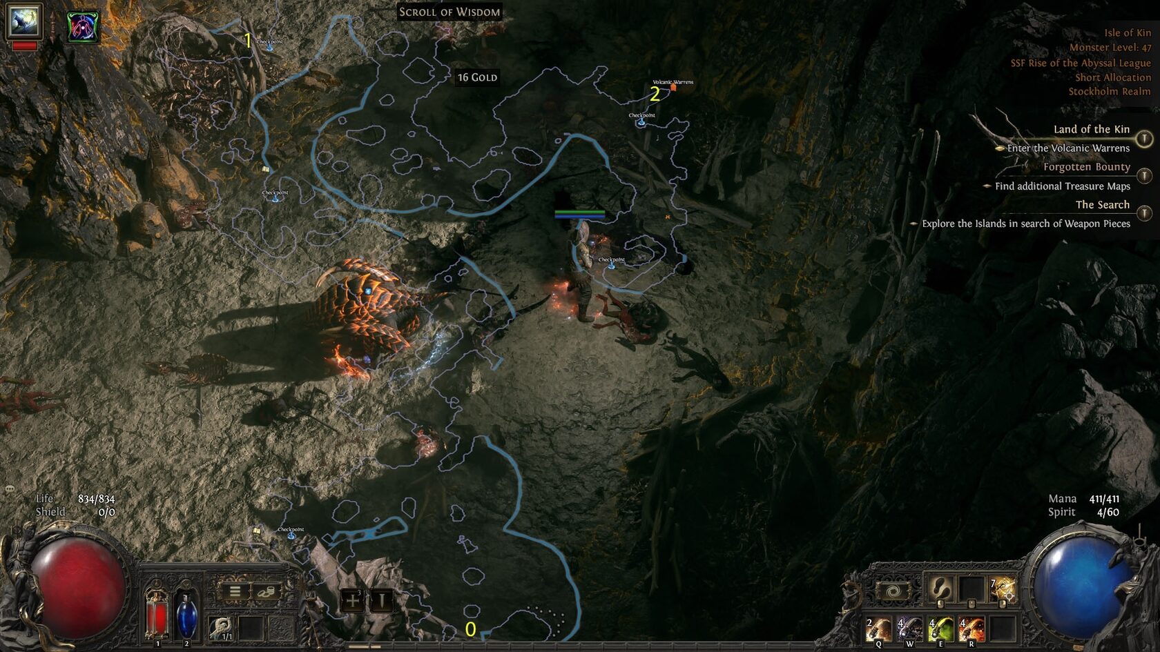 poe 2 detailed guide, all skill point quests