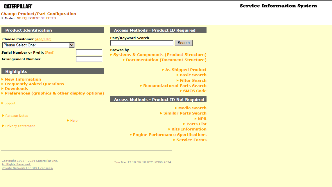 Instructions, manual for SIS CAT - Service Information System. Step-by ...