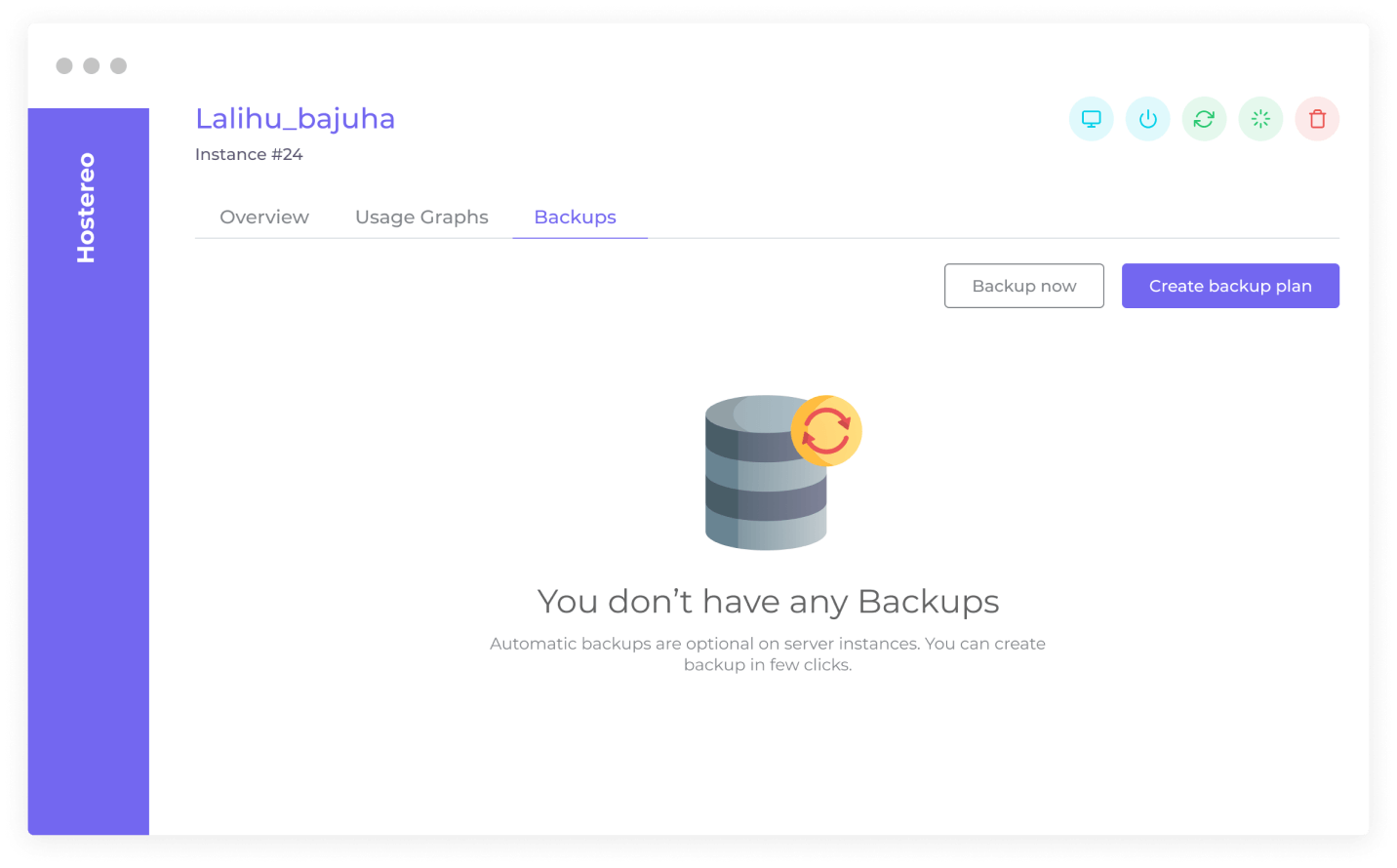 Hostereo – virtual machine rental service