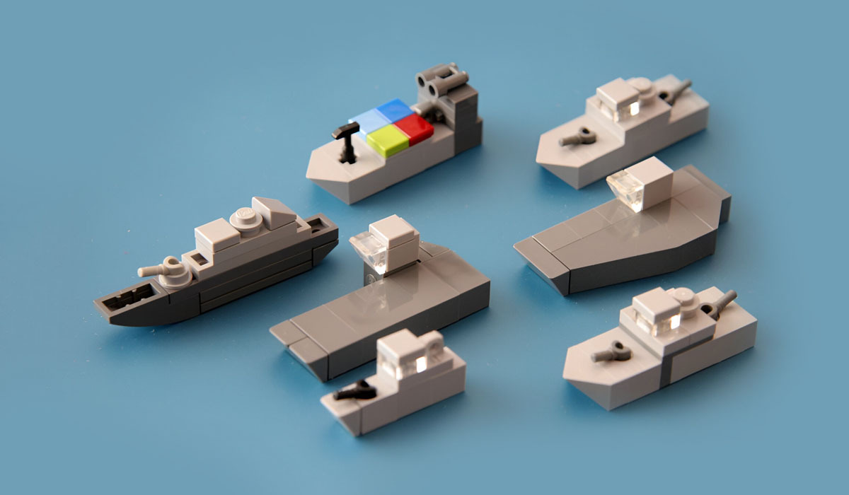 LEGO мини самоделка: Корабль