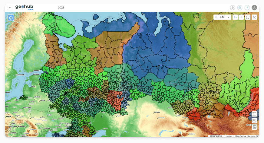 Geohub — Современная веб-ГИС для ваших задач
