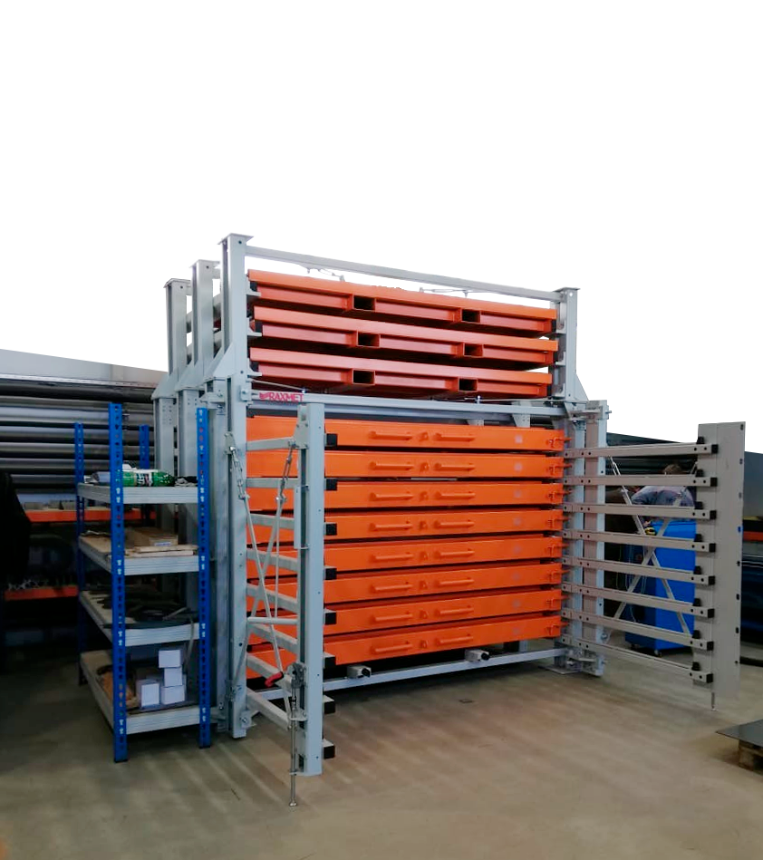 Storage tower for sheet metal | RAXMET